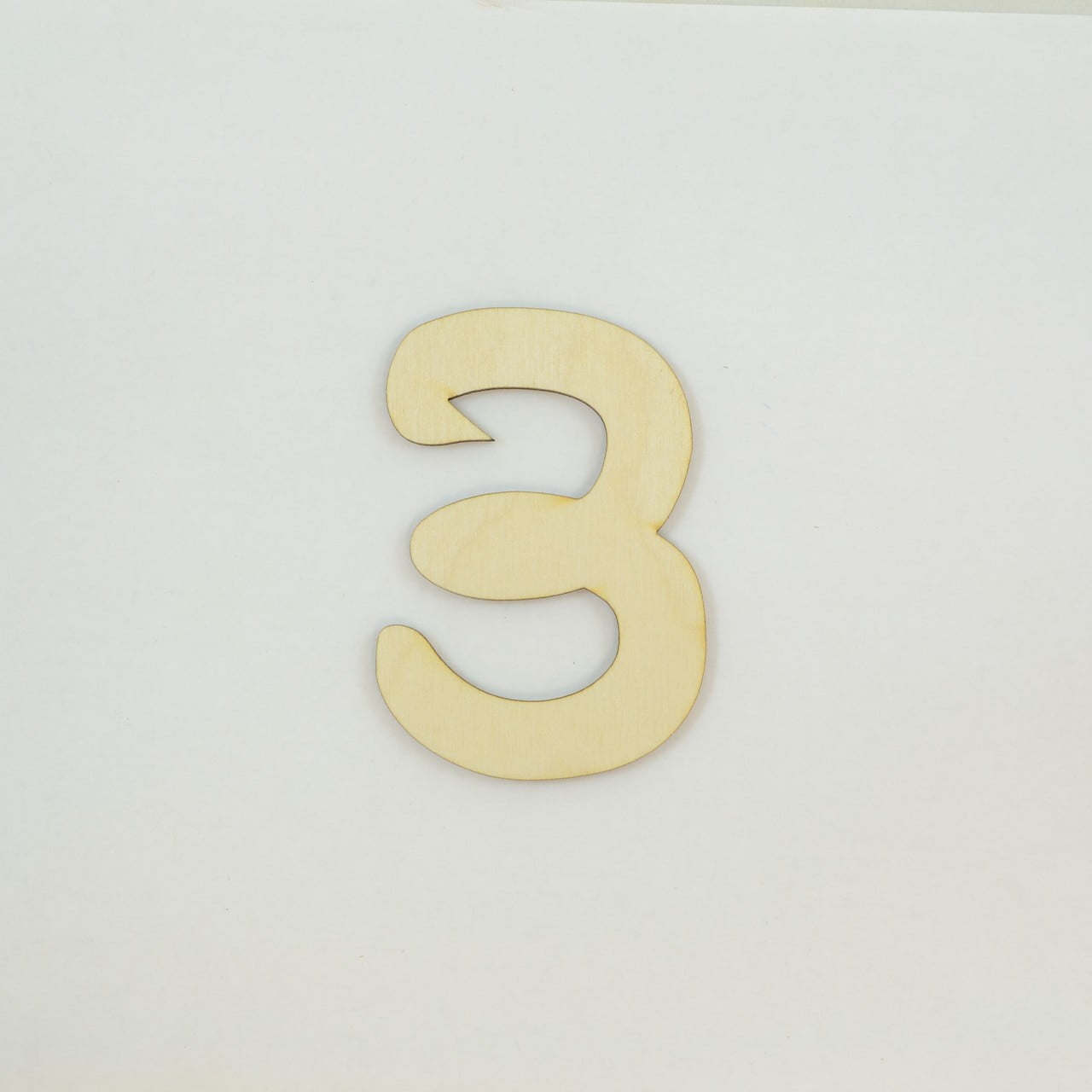 1 Pc, 10 Inch X 1/4 Inch Thick Walt Disney Numbers 3 For Kids Rooms ...