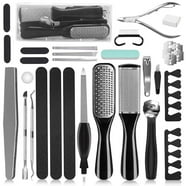 20 PCS CALLUS Remover Pedicure Tool Set Kit Foot File Scraper Brush ...