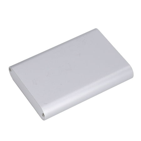 ANGGREK Aluminum Alloy Box,Aluminum Alloy Project Box Matte Silver ...