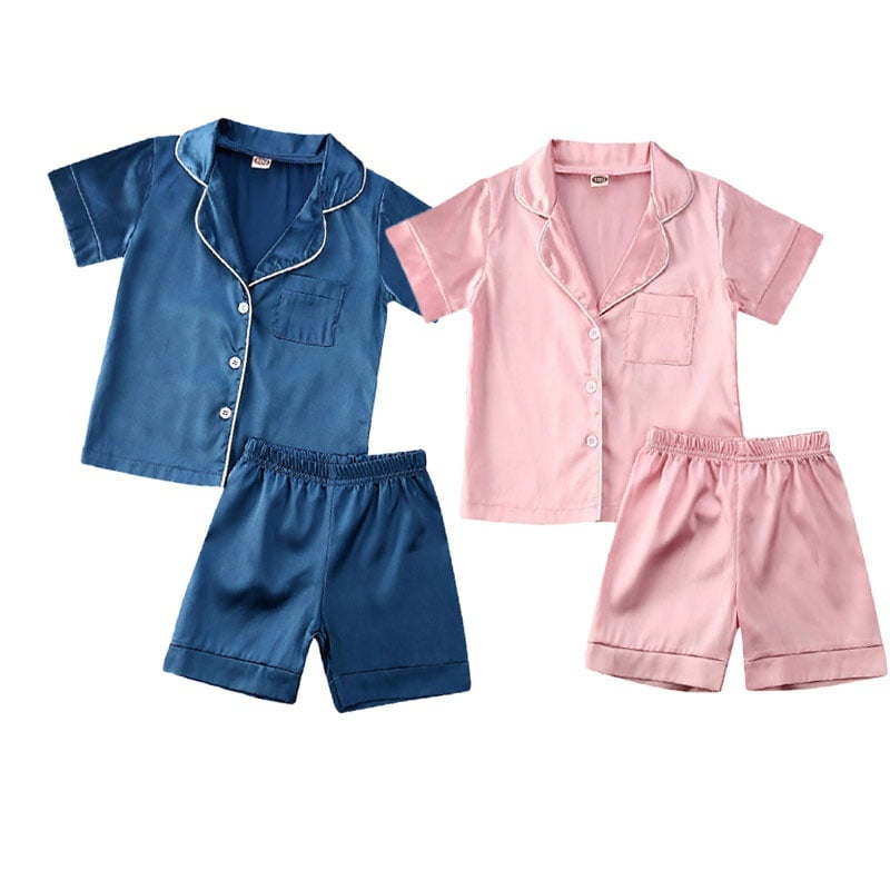 Click here for Gupgi 2pcs Newborn Baby Boys Girls Silk Satin Paja... prices