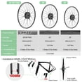 Bafang 48V 500W Front Hub Motor 700C E-Bike Conversion Kit UART ...