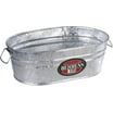 Behrens 16 Gallon Oval Galvanized Steel Tub with Handles for Garden and ...