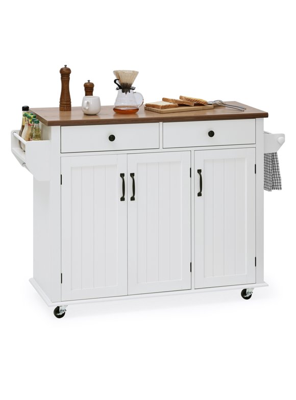 White Kitchen Islands & Carts - Walmart.com