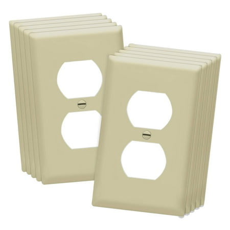 Duplex Wall Plates Kit by Enerlites 8821-I Home Electrical Outlet Cover ...