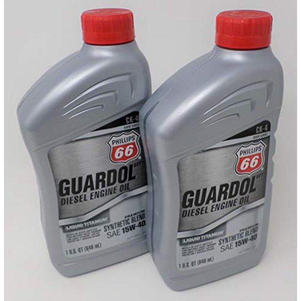 Phillips 66 15W40 Guardol Diesel Oil Quart 1077867 (Pack of 2 ...