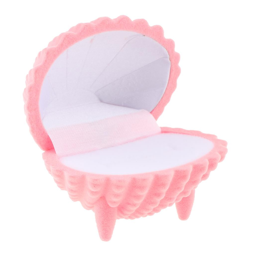 Shell Jewelry Boxes Ear Gift Box Pendant Necklace Jewelry Display Case ...