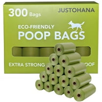 "Mutt Mitt 2-Ply Dog Waste Bags, Pack of 100, White with Black Second ...