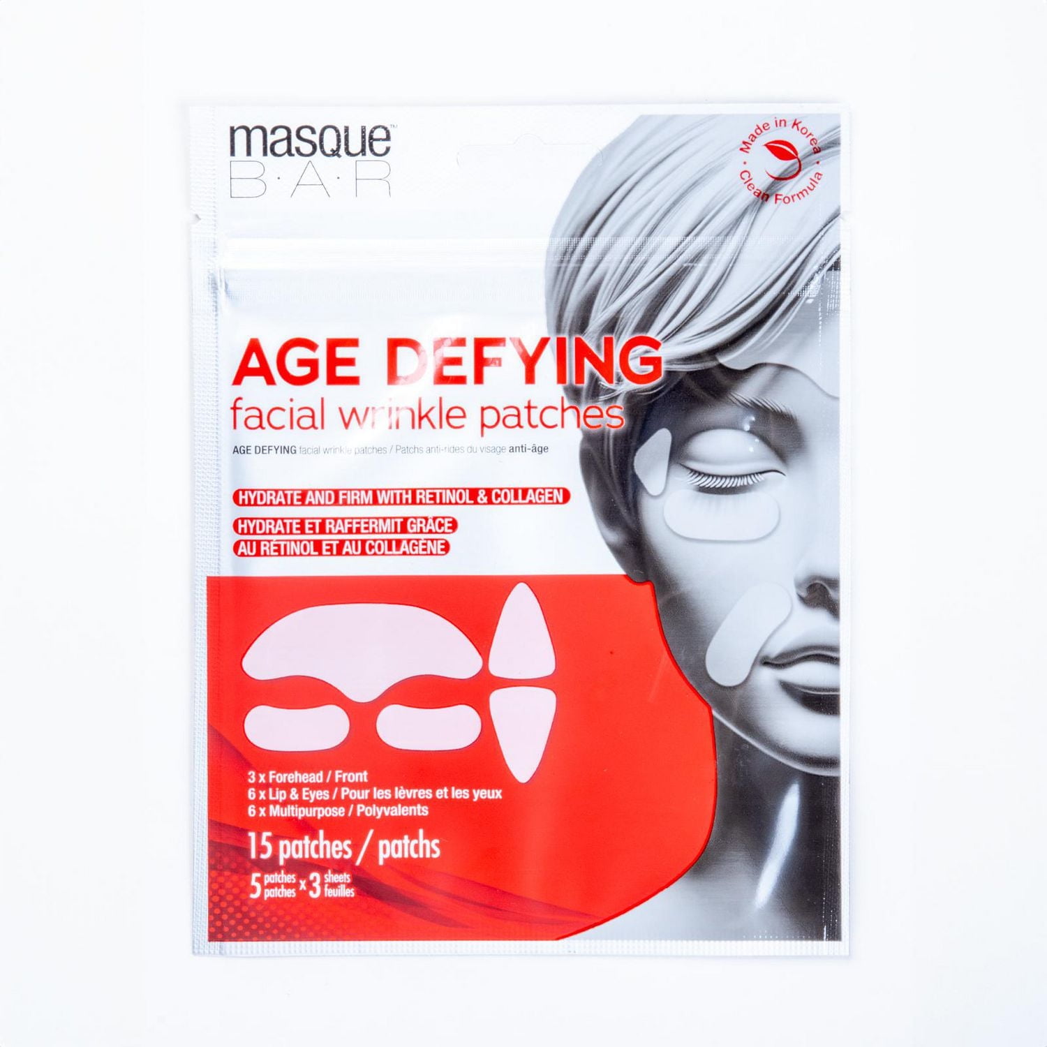Click here for Masque Bar Age Defying Facial Wrinkle Patches 1 Ea prices