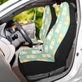 Bear Heart Pattern Car Seat Covers Front Seats Universal Fit for Sedan ...