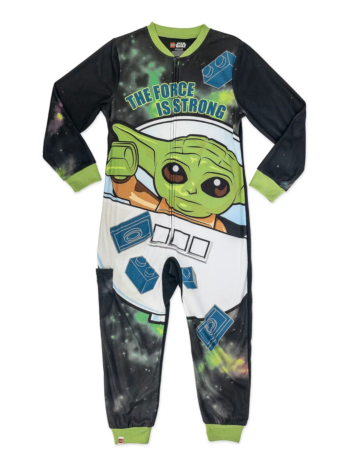 Star Wars Baby Yoda Sleeper Blanket Pajama Boy Size 8 - Walmart.com