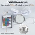 For Lab Led Lamp Kits Color/White Warm Light Remote Control Lamp Model ...