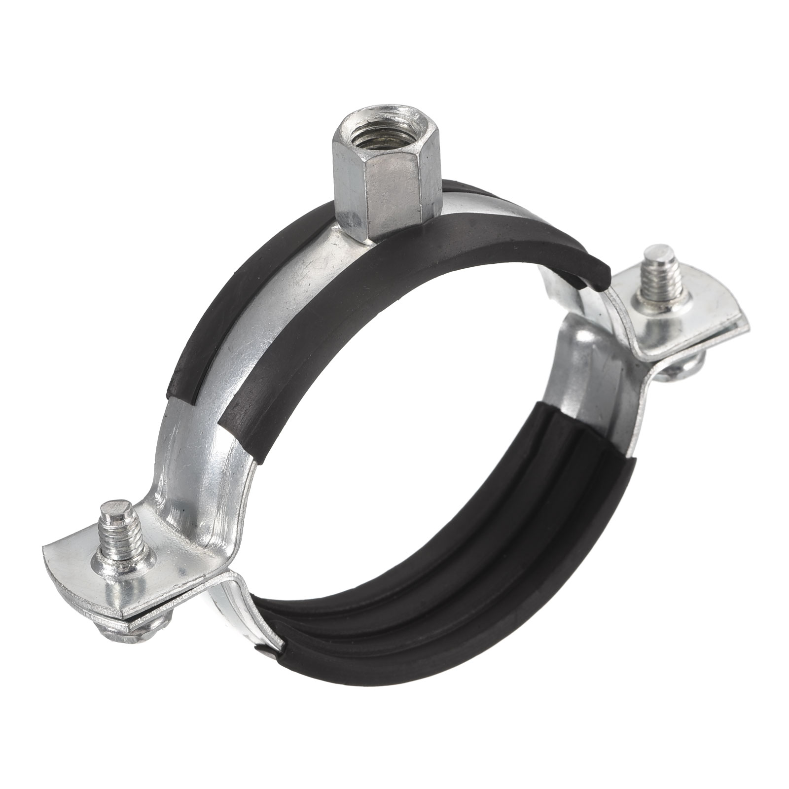 Uxcell 60 to 64mm Rigid Pipe Strap Clamps, Pipe Bracket Tube Clips 1 ...