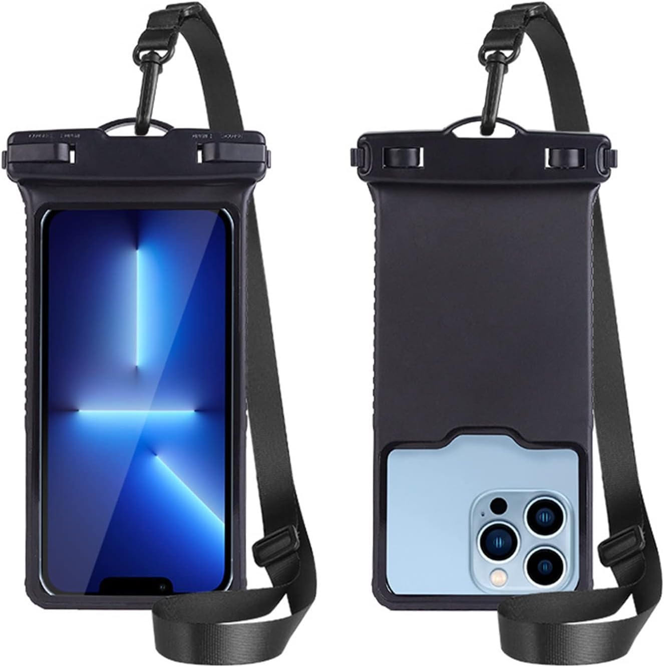 Waterproof Phone Pouch 2pack,6.7" Universal Large Phone Dry Bag IPX8 ...