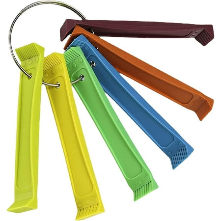 cueiha FCR6 Fin Comb Tool Set, Different Fin Comb Set Plastic Colored ...