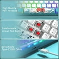 Womier WK61 Wired Gaming Keyboard with RGB Backlight, Blue Sea Theme ...