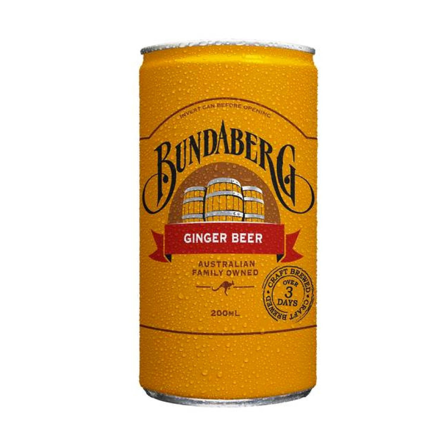 Pack de 24 Cerveza Sin Alcohol Bundaberg Ginger Beer 200 ml | Walmart ...