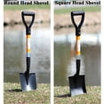 Ashman Online Utility Metal Small Long Shovels, 2 Pcs Assorted Mini ...