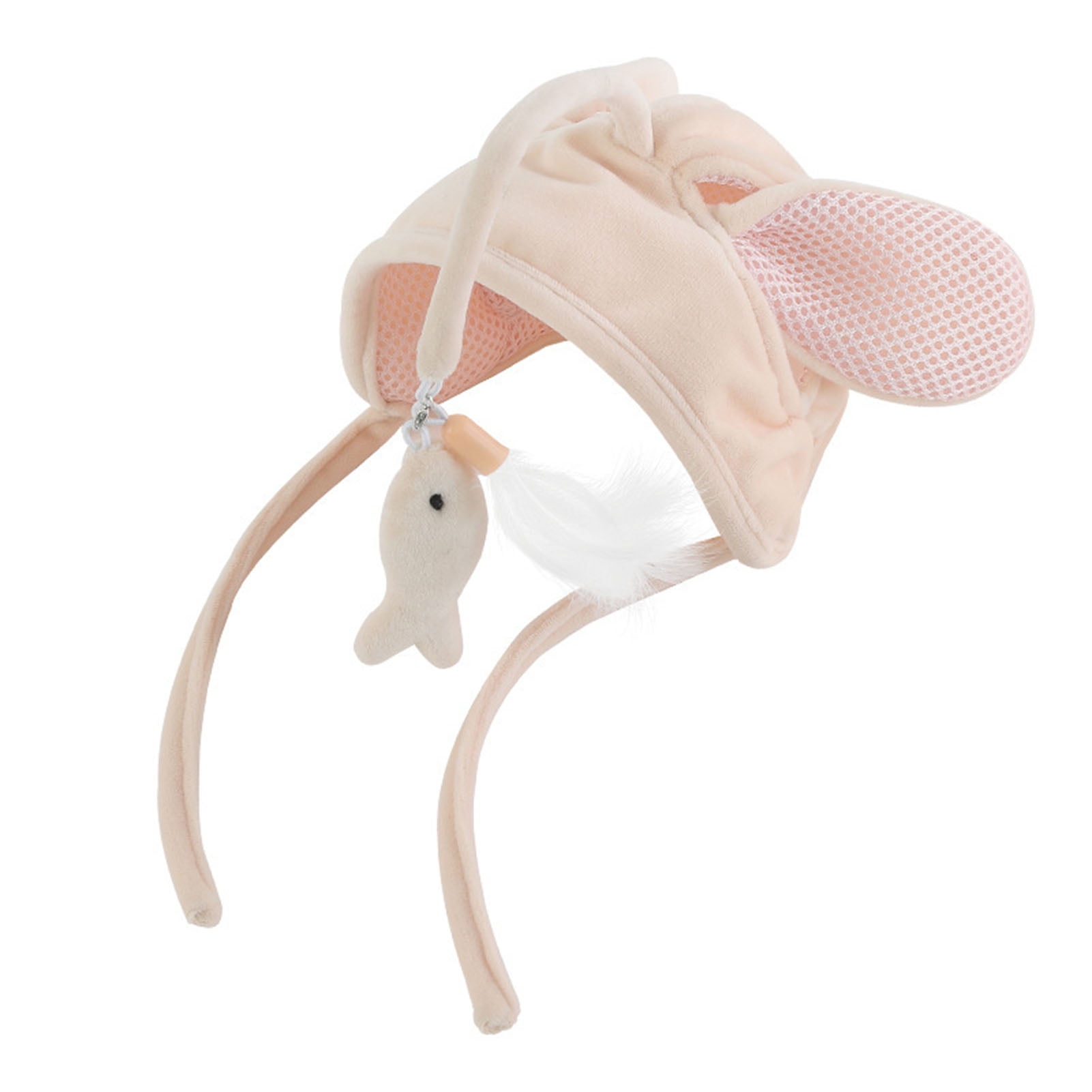 Creative Cat Headgear - Bite-resistant - Soft Cartoon Rabbit Shape ...