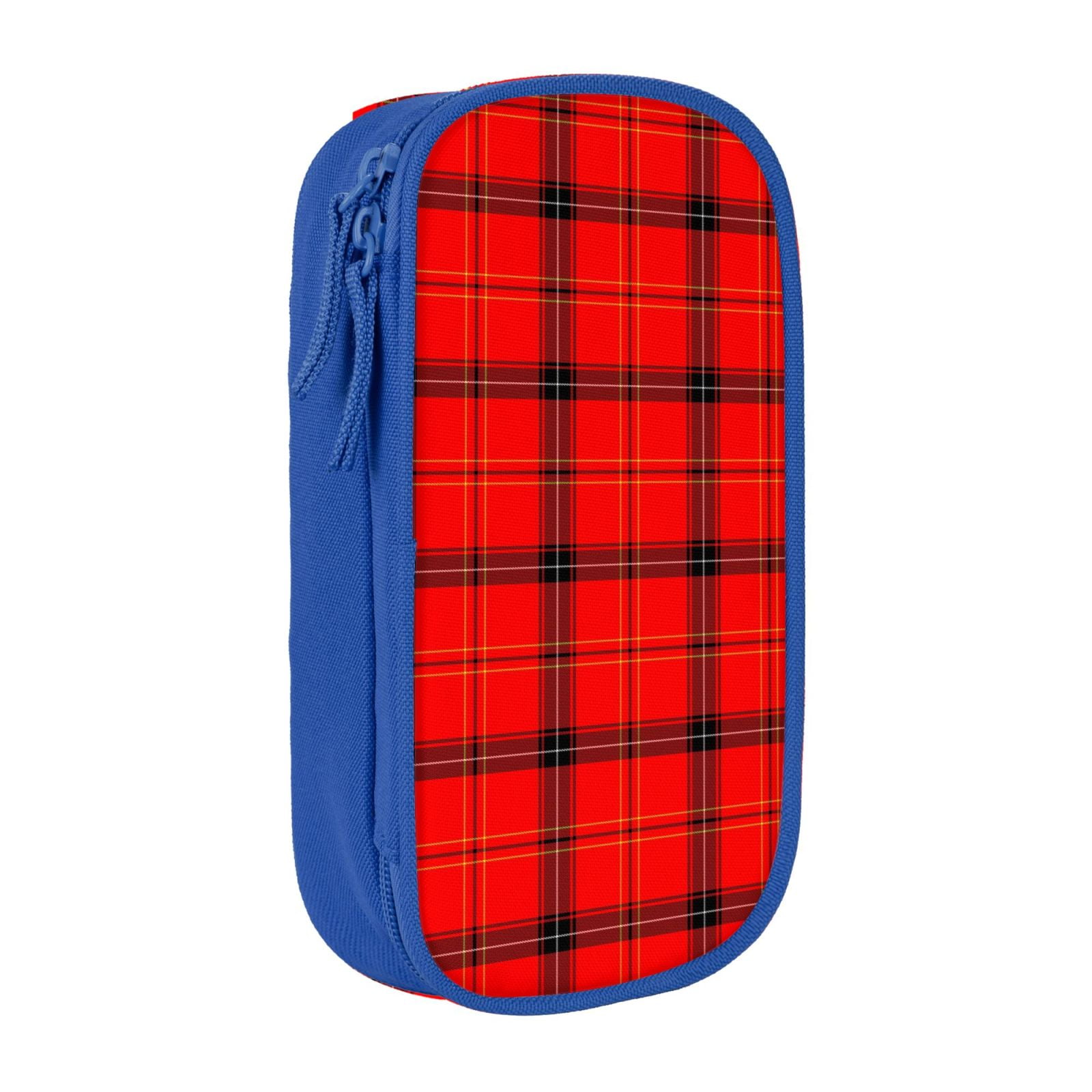 XMXY Scottish Plaid Checkered Pencil Case Cute Aesthetic, Portable ...