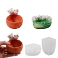 Reusable Flexible Pigs Theme Silicone Molds for Concrete Resin Crafts ...