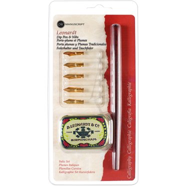 Speedball Cartooning Pen Set, 6 Dip Pen Nibs & 2 Holders - Walmart.com