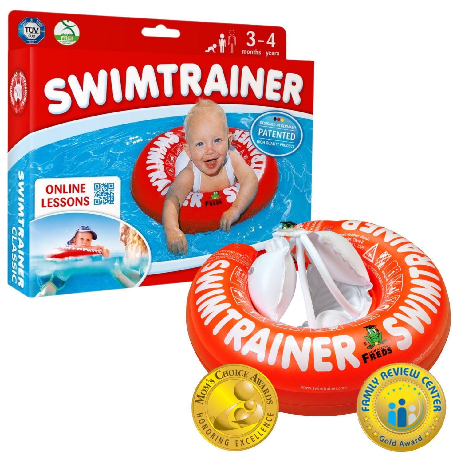 Click here for Freds Swim Academy Swimtrainer Classic Red  Baby P... prices