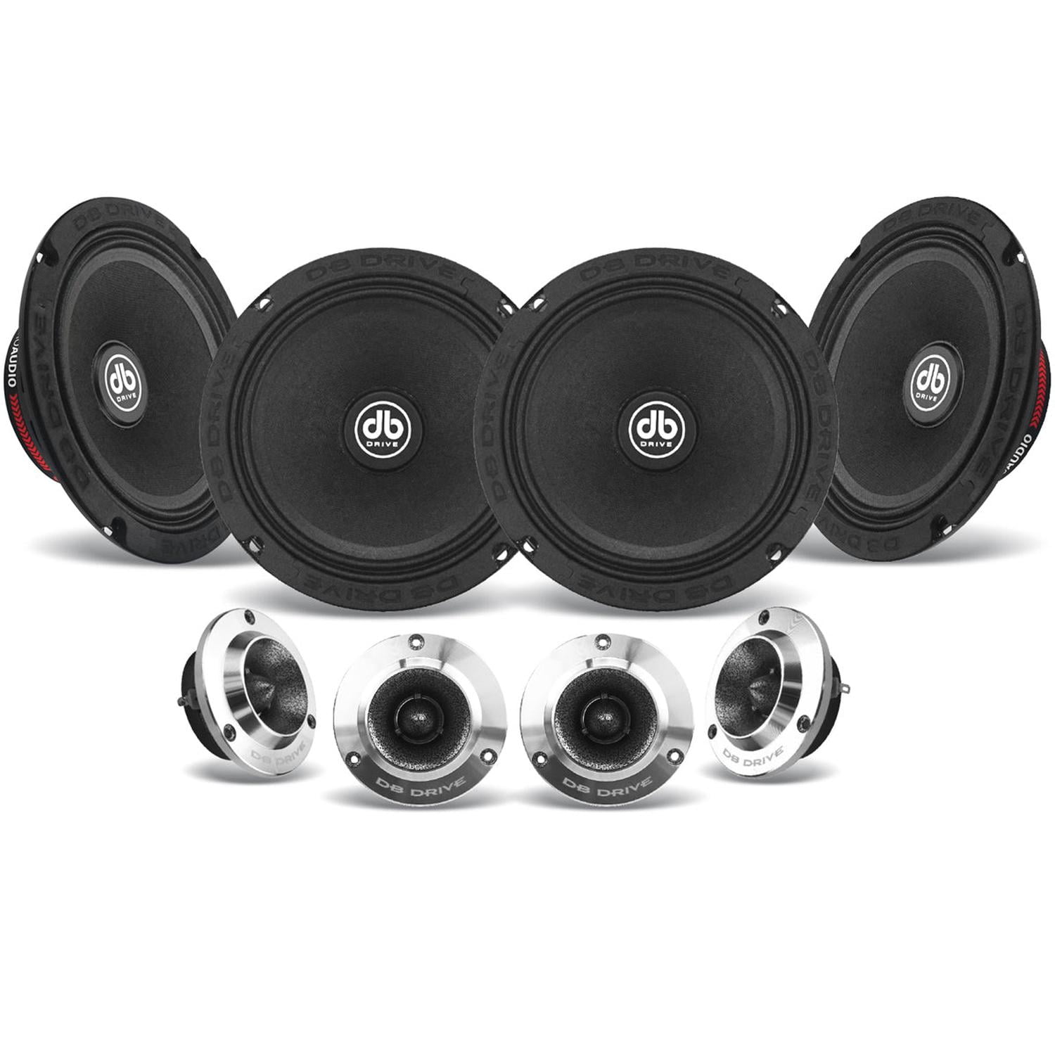 Set de 4 Medios DB Drive PRO6K4MT 500w 6.5 pulgadas 4 Ohms | Bodega ...