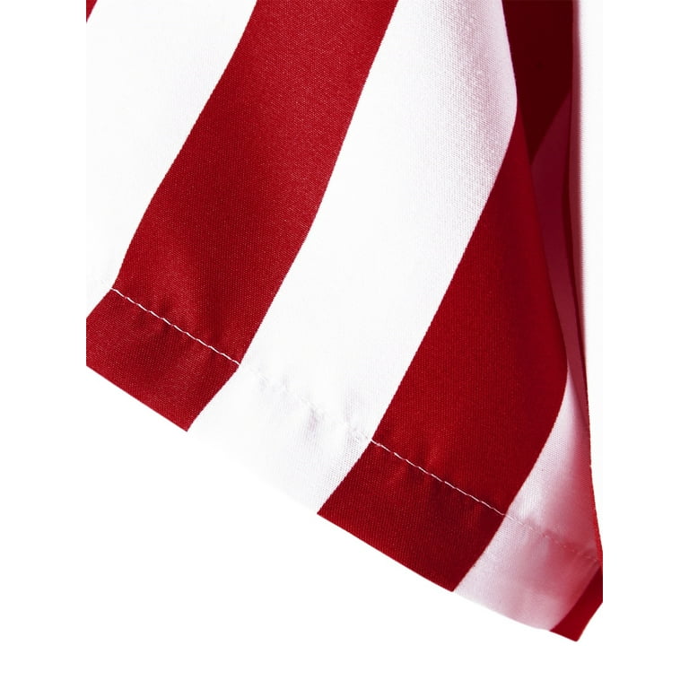 Red And White Vertical Stripes