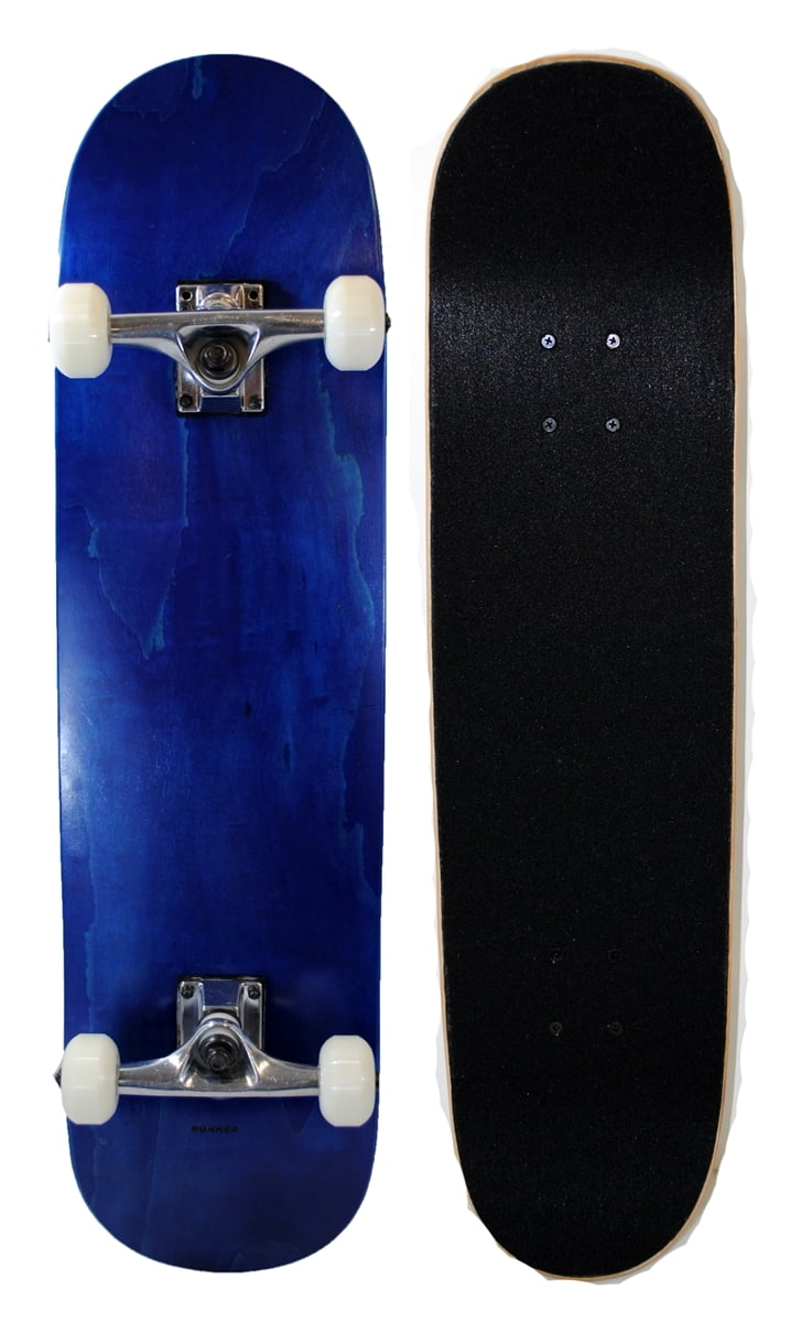 S4O Complete Full Size Standard Maple Deck Skateboard - Blue - Walmart.com