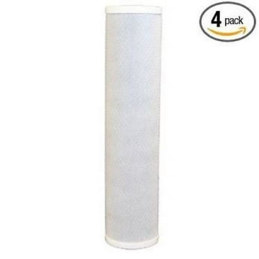 4-Pack by CFS Standard 10 inch Carbon Block Filter Replacement ...