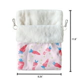 Cozy Faux Rabbit Fur Sugar Glider Sleeping Pouch - Handmade Snuggle ...
