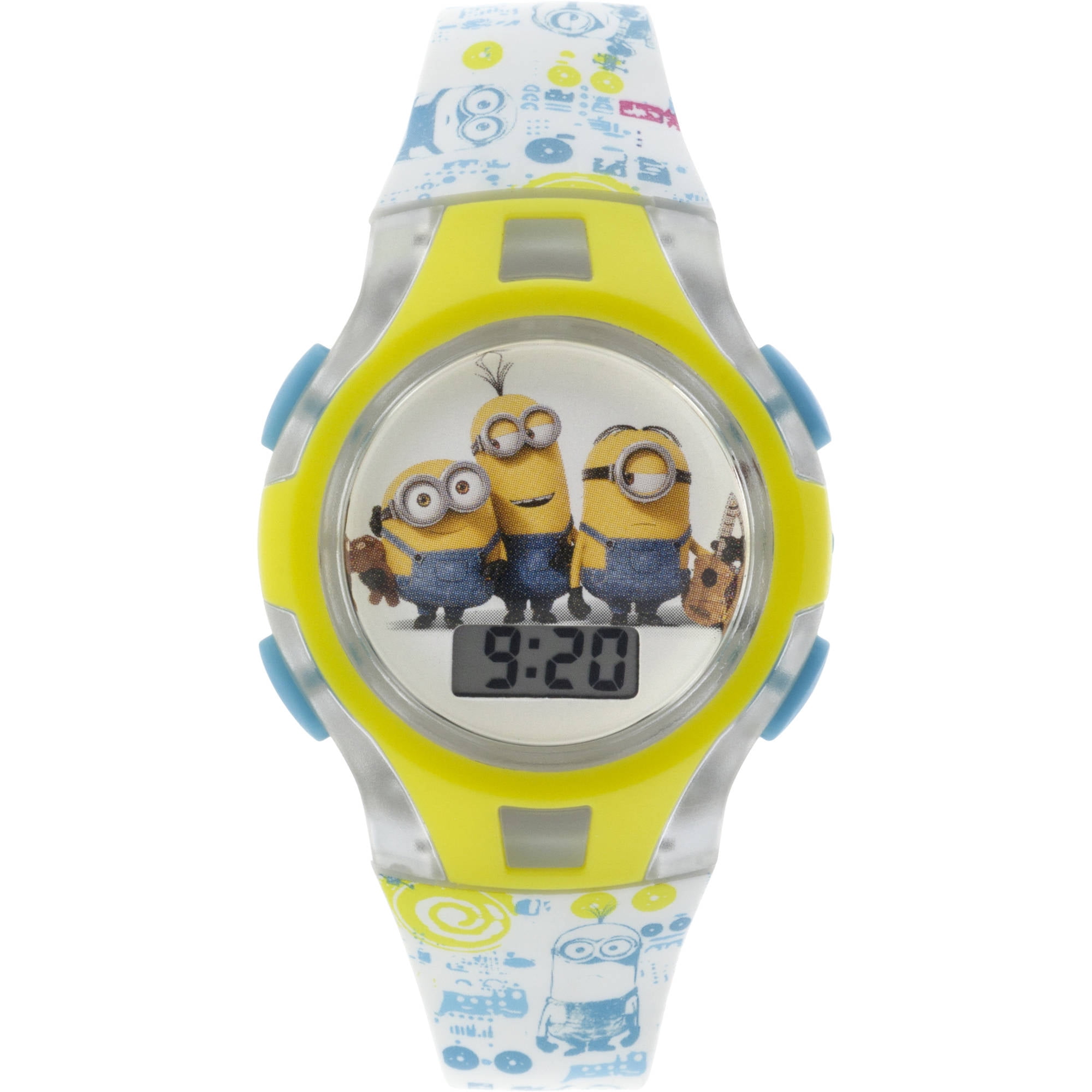 Minions Blue and Green Flashing Lights LCD Watch – BrickSeek