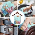 1 Pack Ocean Fish Kitchen Towels Colorful Coral Seaweed Summer Coastal ...
