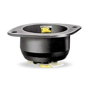 Hubbell HBL61CM64 Compact Gray Nylon Weatherproof Panel Mount Inlet ...