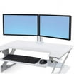 Visidec By Atdec Vfs-dh Freestanding Dual Horizontal Monitor Mount ...