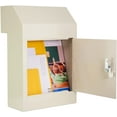 POCHAR Secure Office Mail Slot Drop Box | Door Mount Locking Mailbox ...