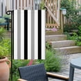 Black Gray Striped Garden Flag 28x40 Inch Modern Double Sided Small ...