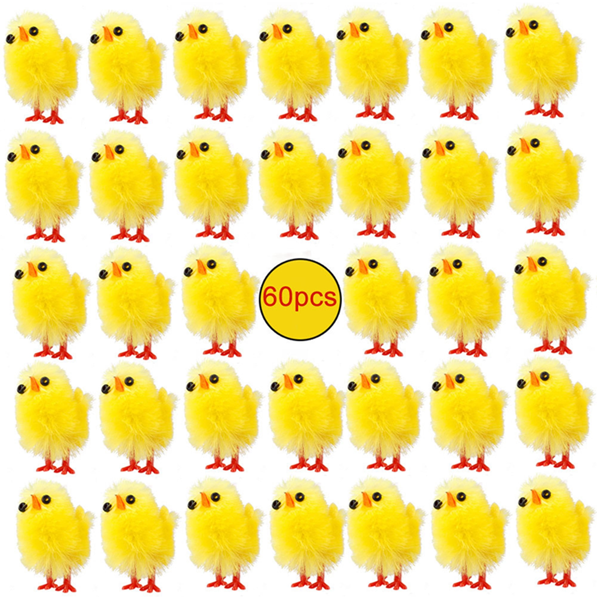 Click here for Gupgi 60pcs Easter Mini Chicks Cute Fluffy Chenill... prices
