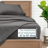 Bare Home Ultra-Soft Sheet Set - Premium 1800 Collection - Deep Pockets - 5-Pieces - Split King ...