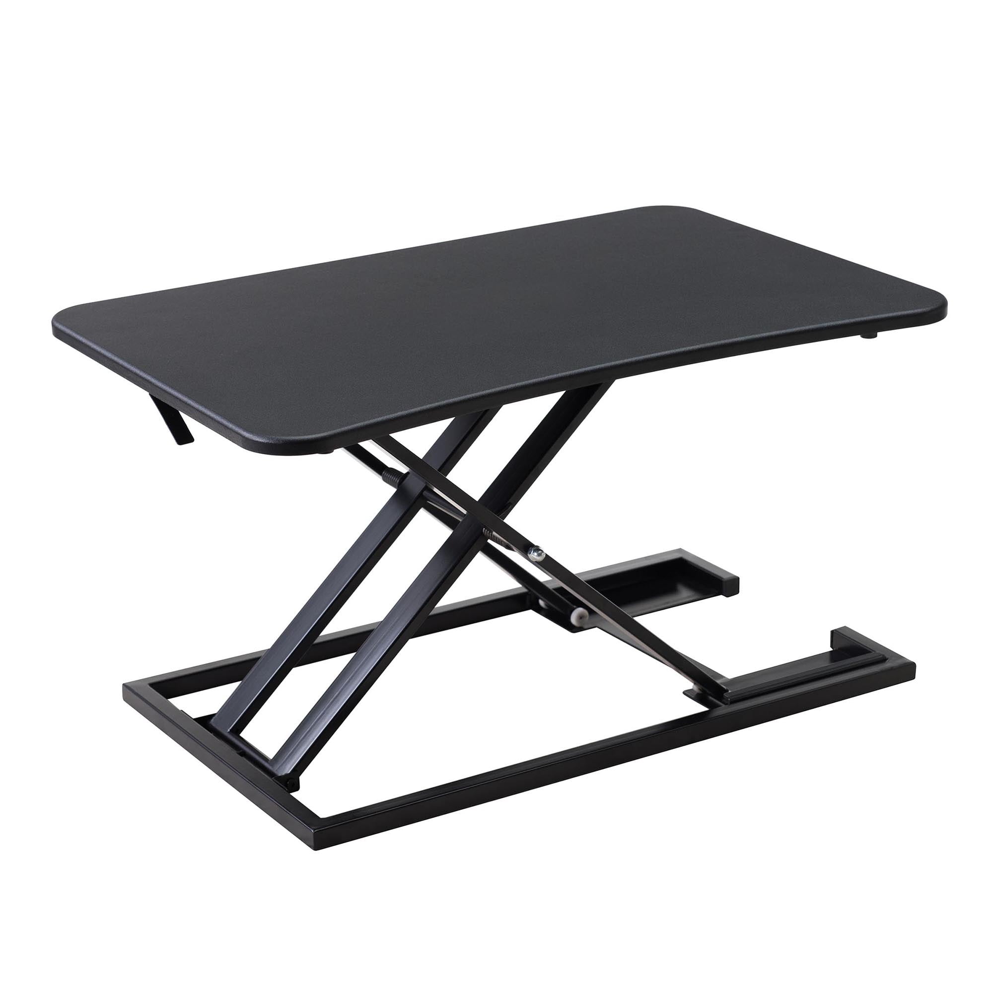 Sunjoy Elevated Desk Riser 29 Adjustable Height Sit to Stand Ultra Slim for Laptop Tablet Walmart