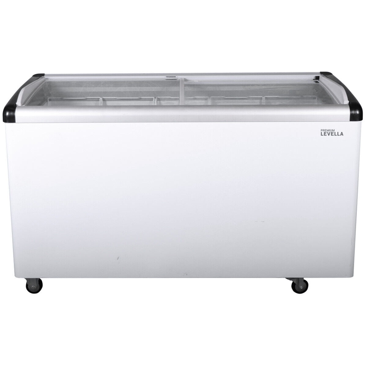 Premium Ice Cream Showcase Freezer White 12.4 CuFt - Walmart.com