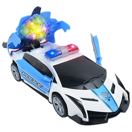 Bangcool Deformed Toy Universal Wheel 360° Rotated Music Light Electric ...