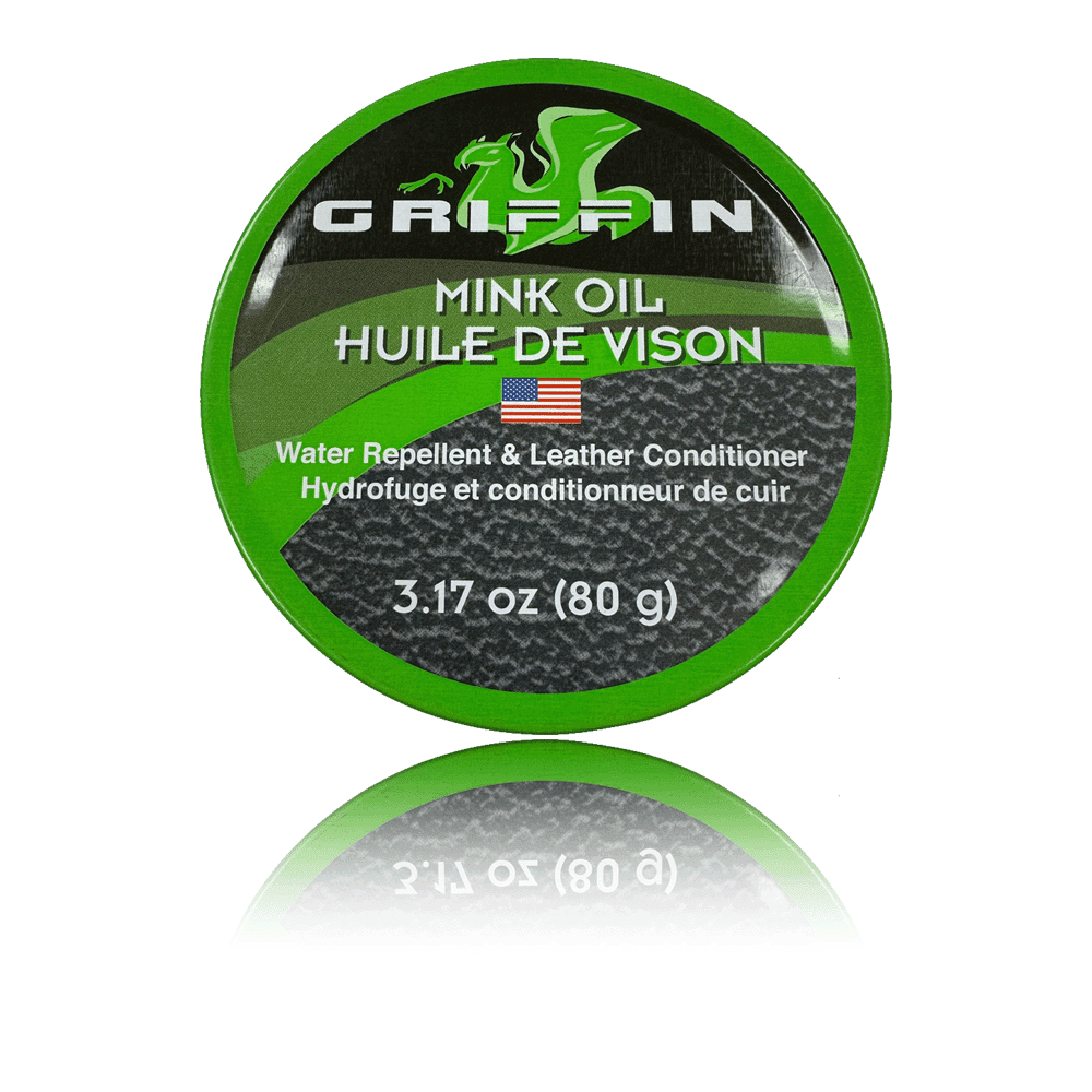 Griffin Mink Oil (3 oz.) - Leather Conditioner, Softener, Water ...