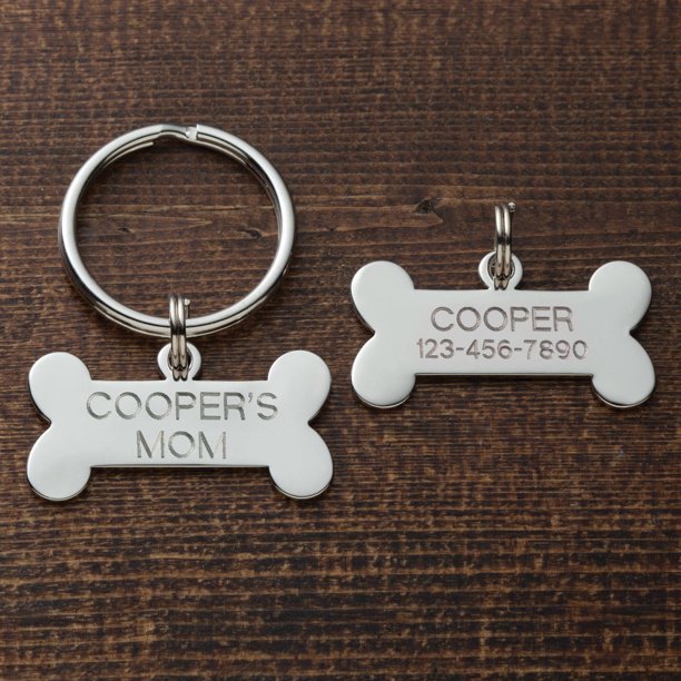 Personalized Cat or Dog Key Chain and Charm Set - Walmart.com