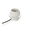 B&P Lamp® Short Keyless, Aluminum Medium Base Lamp Socket with Antique ...