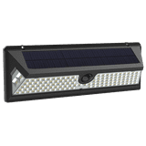 Hyper Tough 2400 Lumen Solar Motion Activated LED Path Light - Walmart.com
