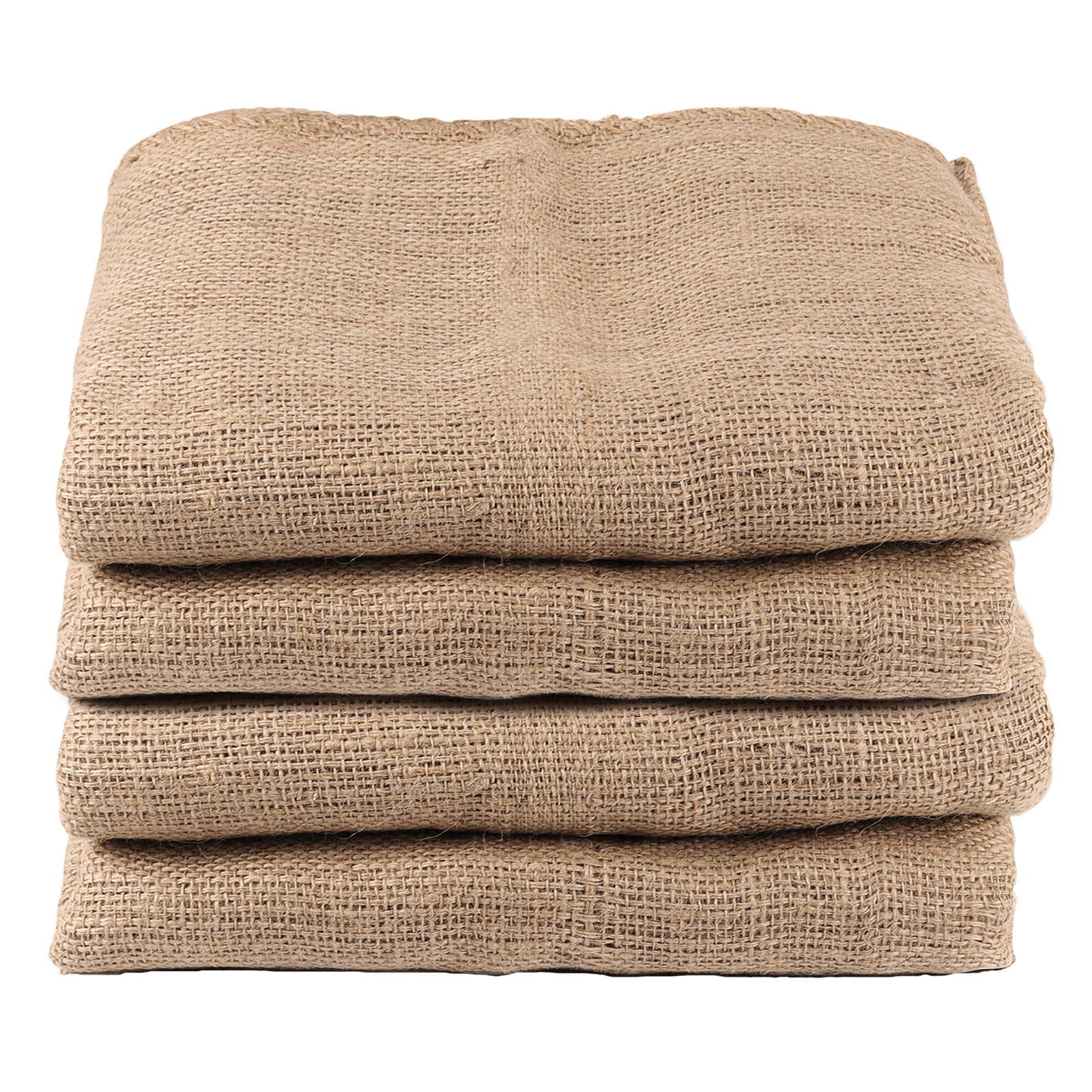 ZOENHOU 4 Pack 36 x 24 Inch Large Burlap Bags, Brown Burlap Sacks for ...
