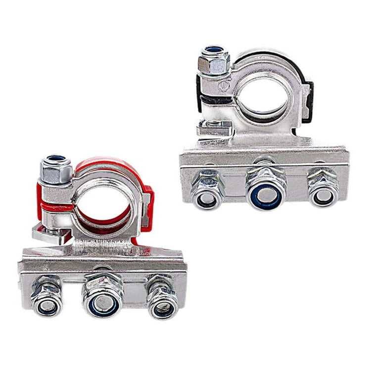 Red Blue Battery Terminals 1 Pair Auto Car Battery Terminal Connector ...