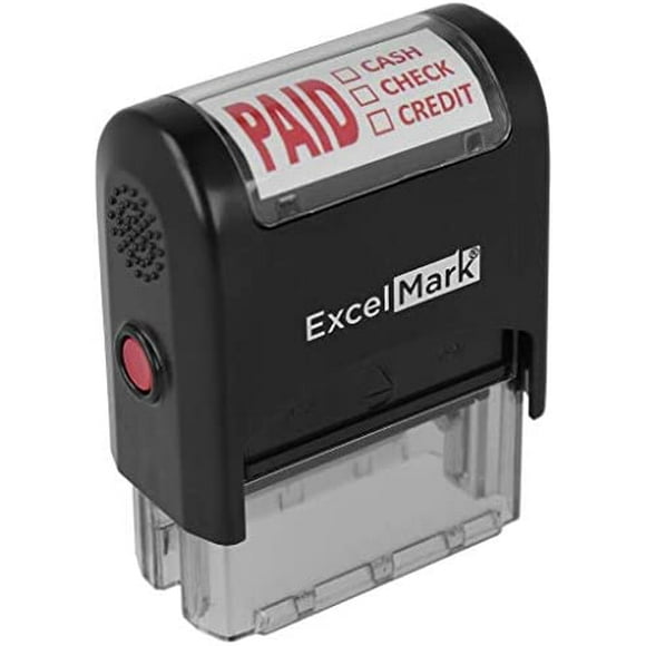 Self Inking Paid Stamps