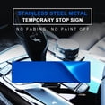 Blank Stainless Steel Plates Temporary Stop Sign 180x45x1mm DIY ...